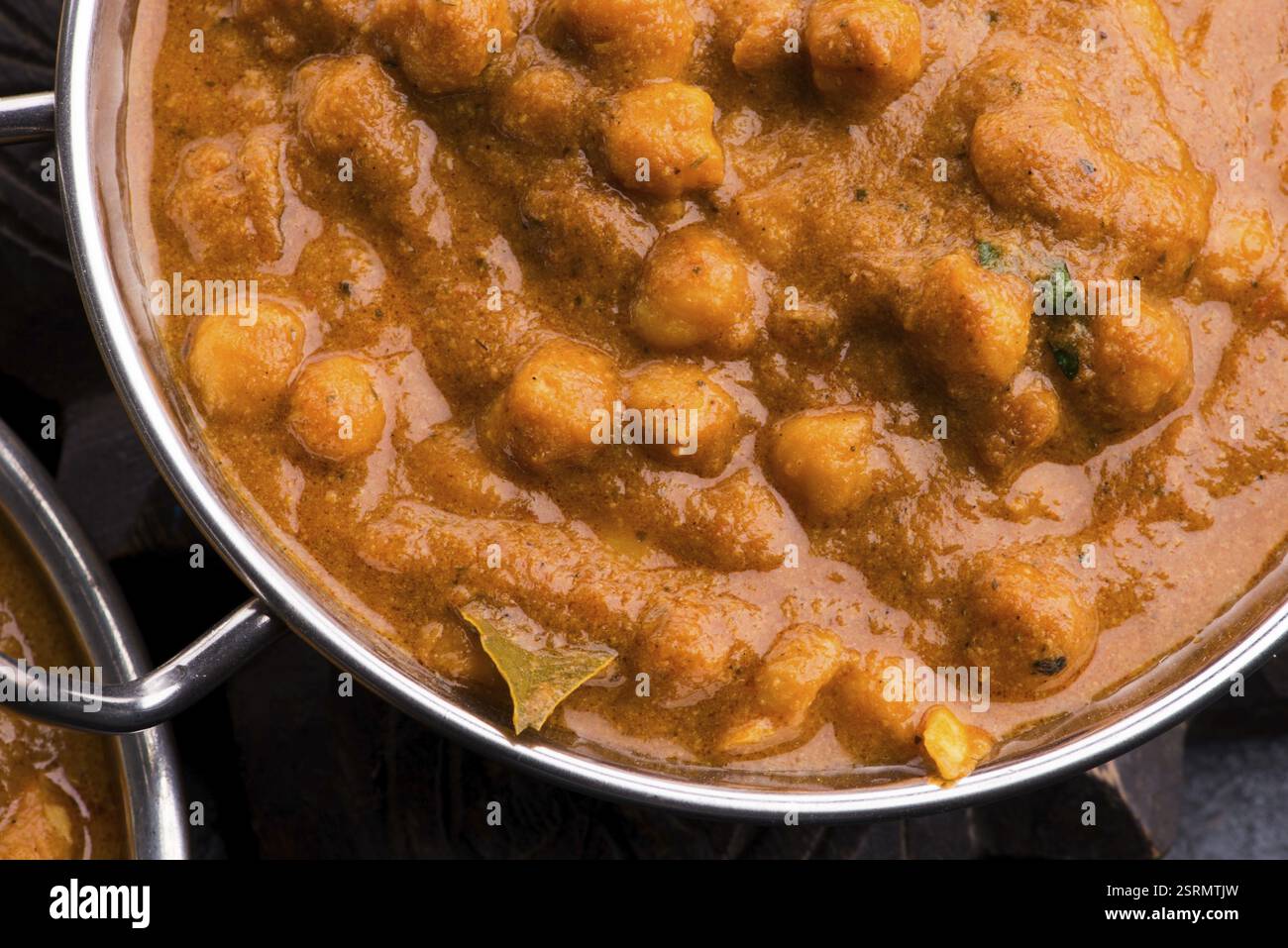 Chana Masala: Traditional Indian dish with chickpeas and curry Stock ...