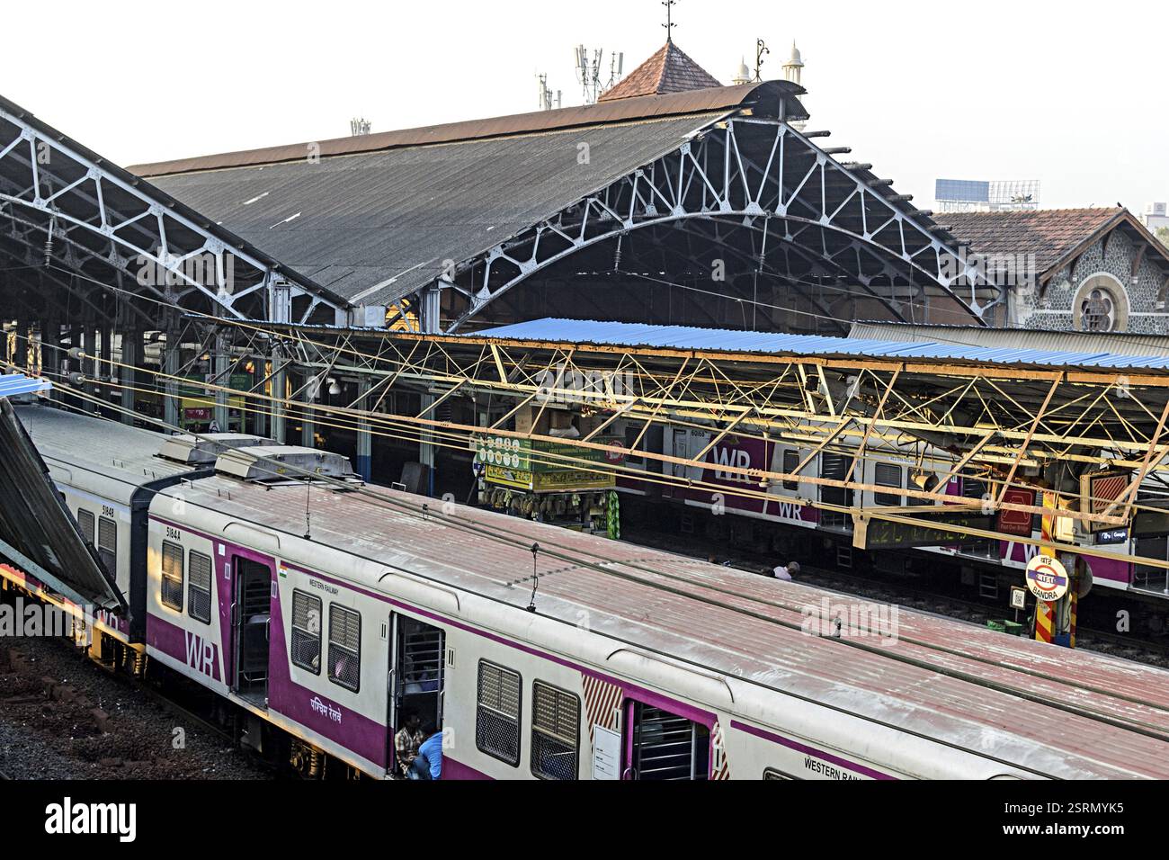 Bandra Railway Station, Mumbai, Maharashtra, India, Asia Stock Photo ...