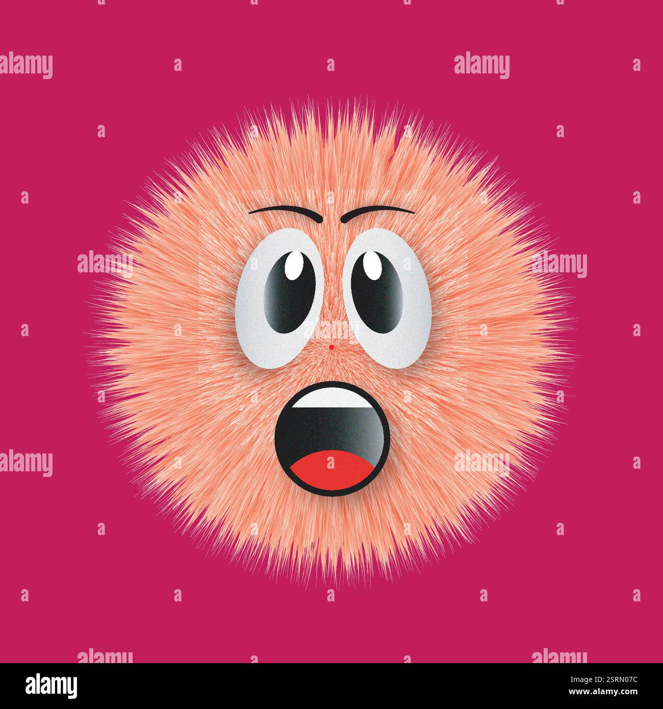 Furry and confused vector Stock Vector Image & Art - Alamy