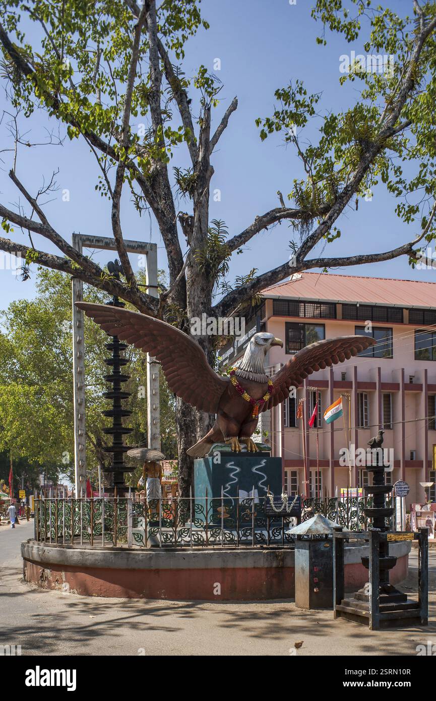 Garuda statue, Thrissur, Kerala, India, Asia Stock Photo - Alamy