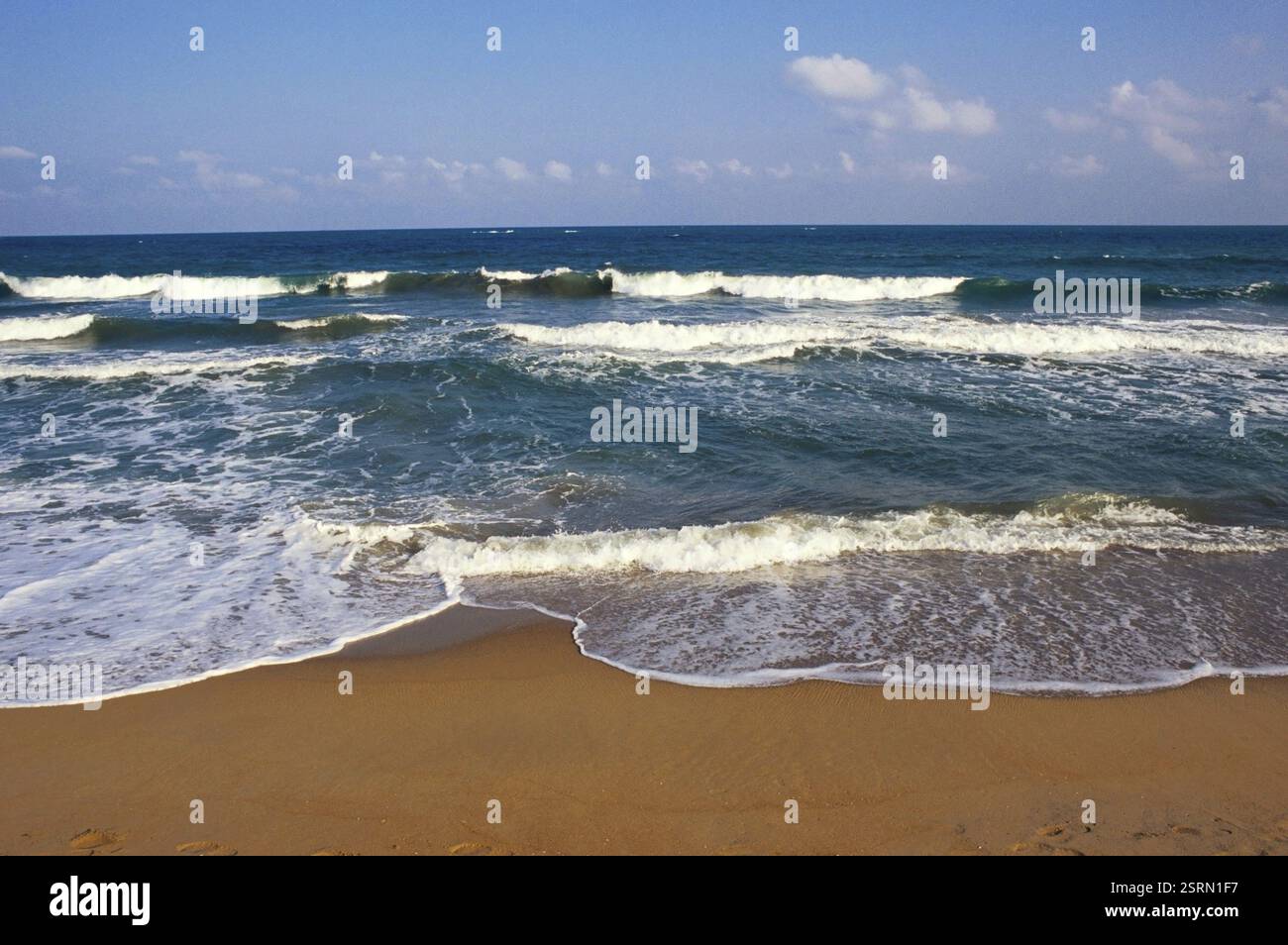 Seashore, Mamallapuram beach, bay of Bengal, Tamil Nadu, India, Asia ...