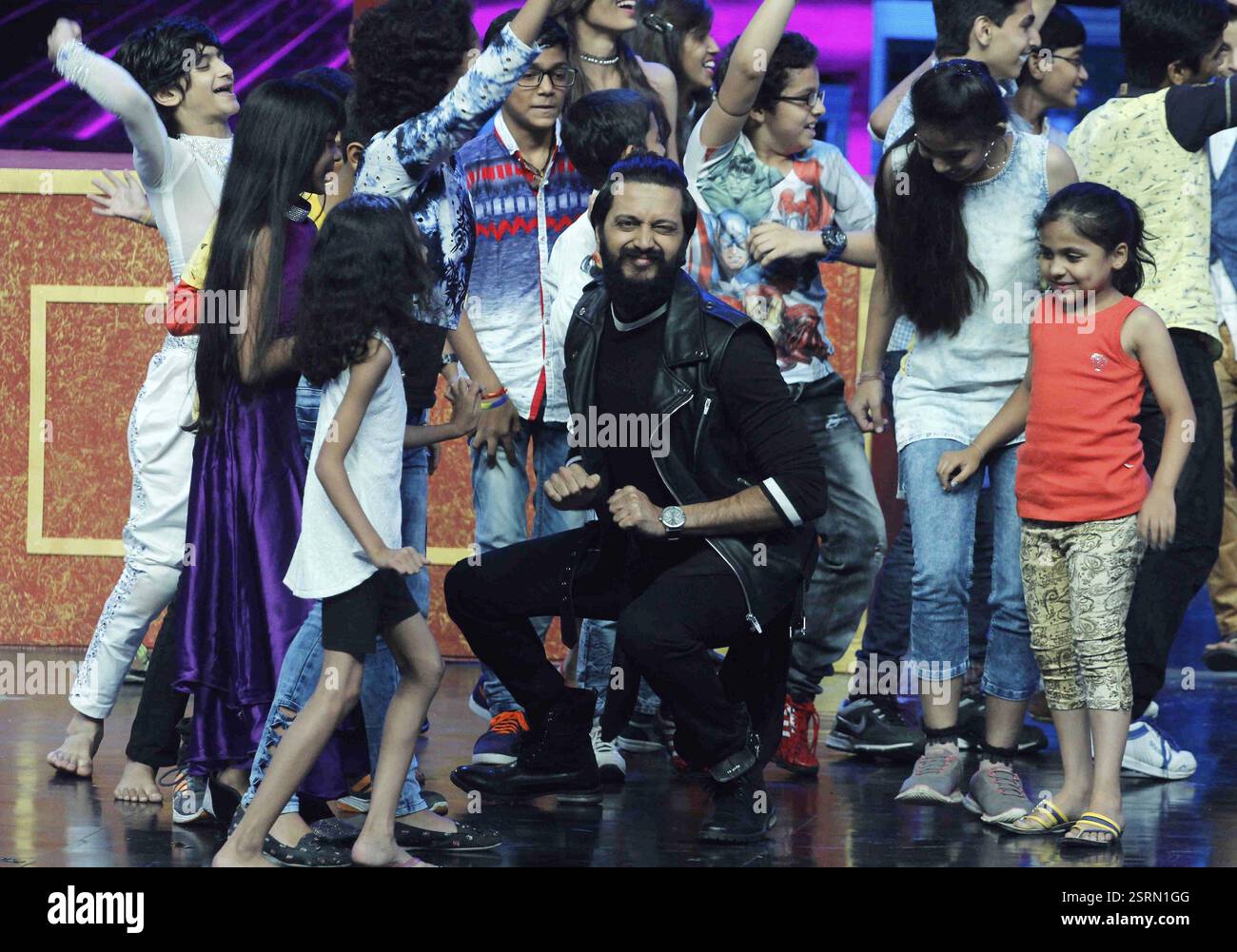 Bollywood actor Riteish Deshmukh during the promotion of film Banjo on ...