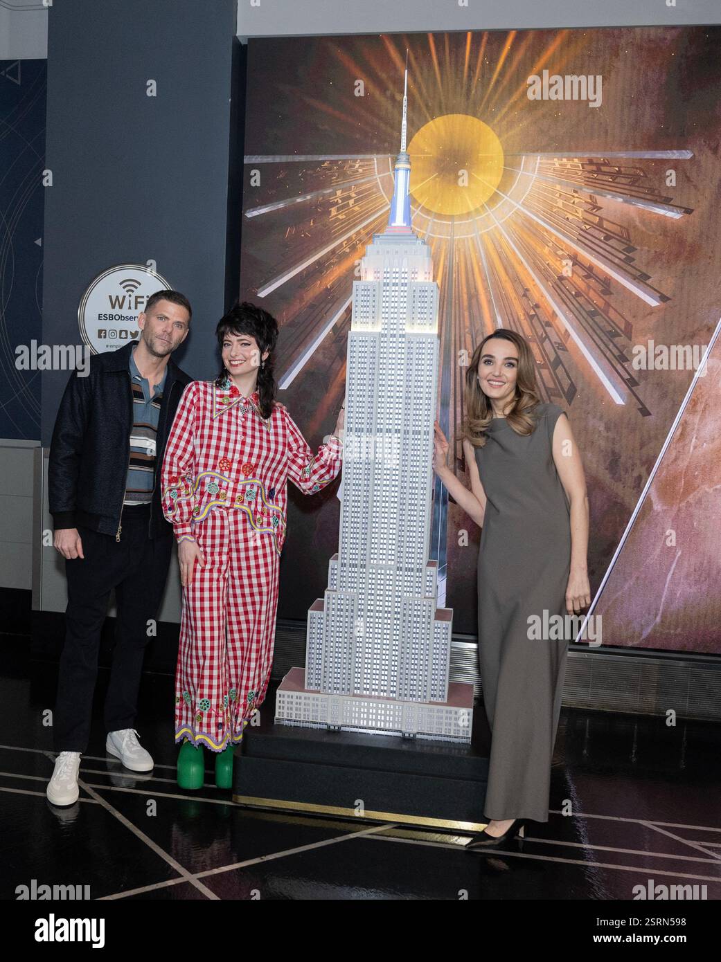 Saturday Night Live cast members Mikey Day, Sarah Sherman, Chloe ...