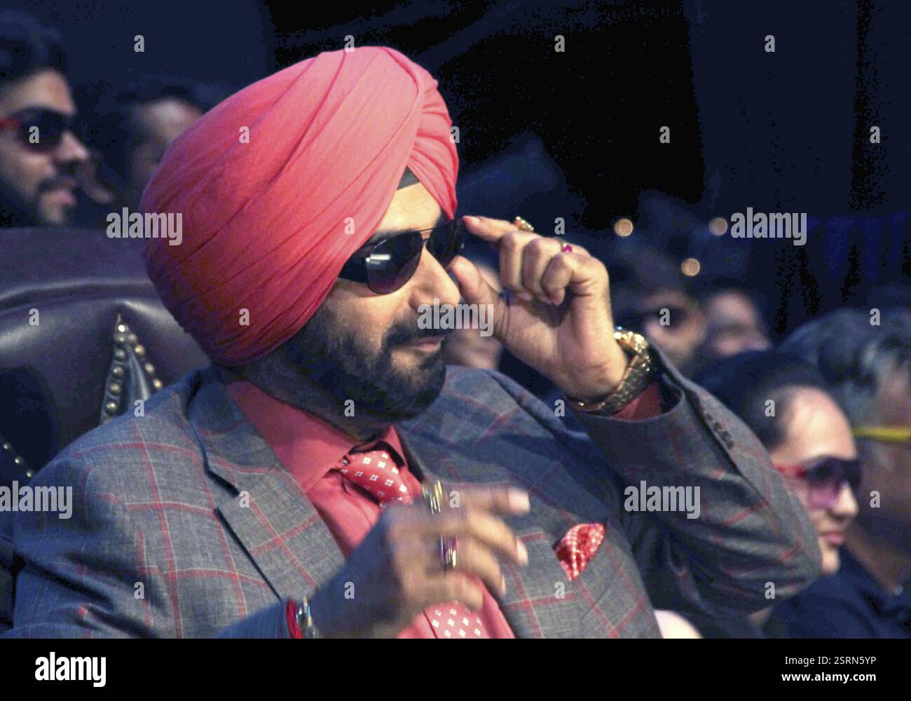 Indian former cricket player Navjot Singh Sidhu during the promotion of ...