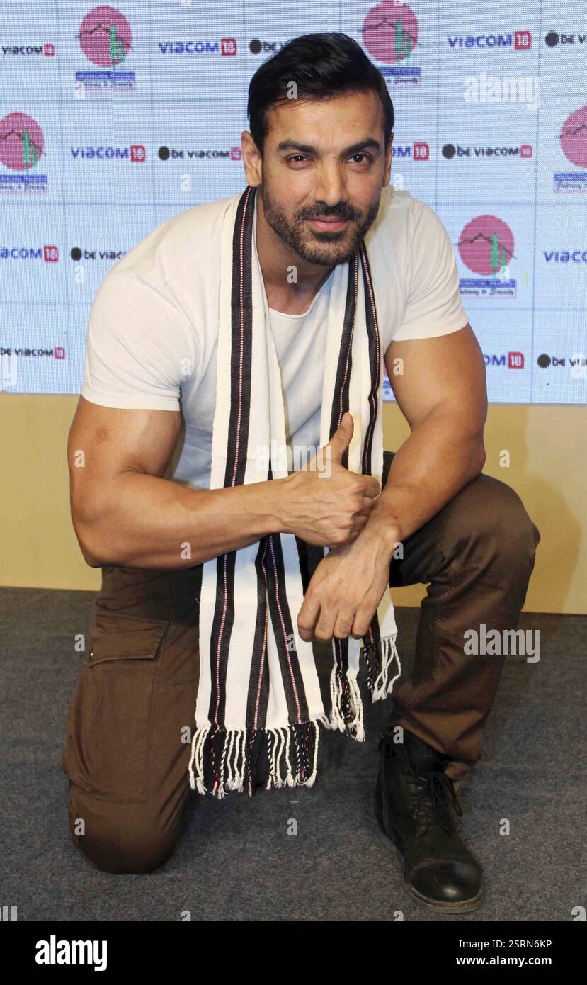 Bollywood actor John Abraham during a tourism program for the North ...
