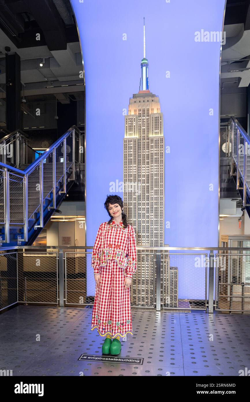 Saturday Night Live cast member Sarah Sherman visits Empire State ...