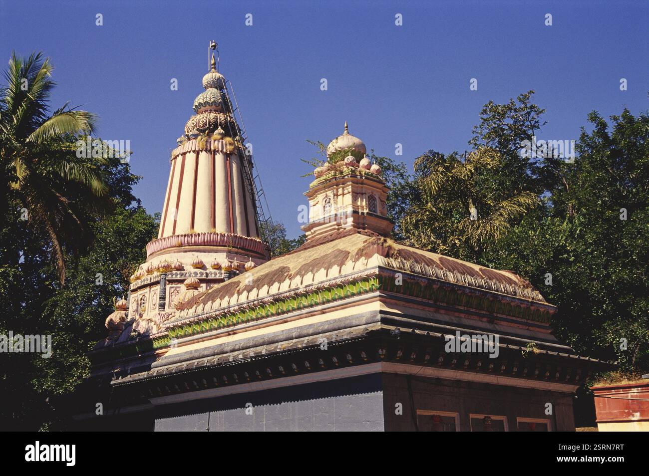Top of Baneshwar temple, Nasarapur near Pune, Maharashtra, India, Asia ...