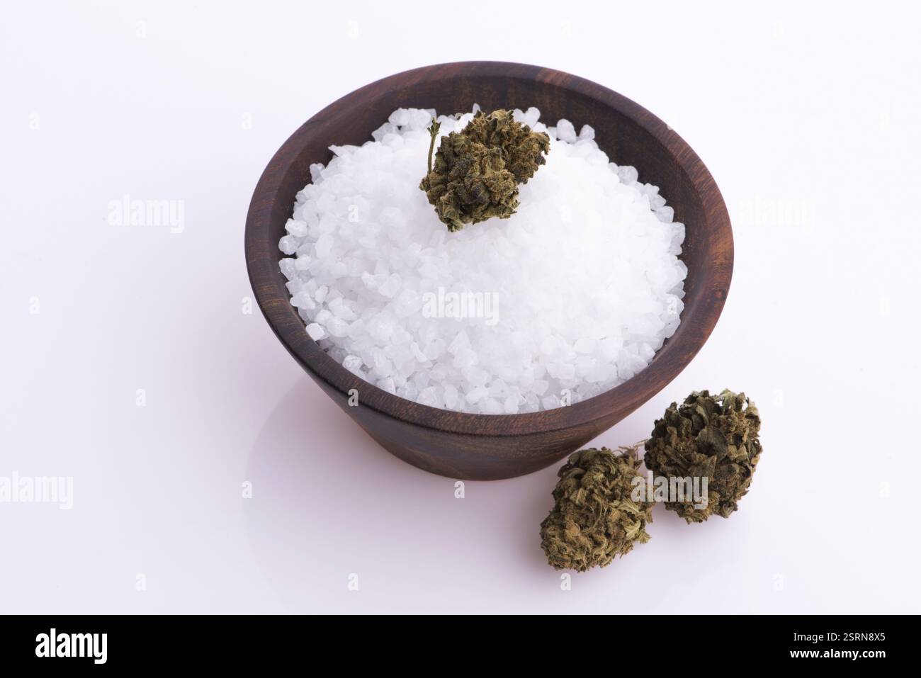 Cannabis salt, marijuana wellness products Stock Photo - Alamy