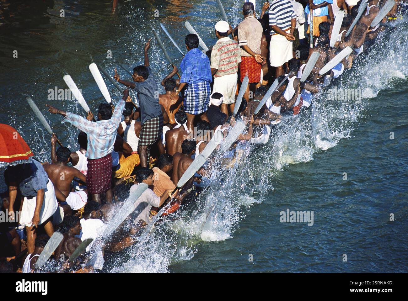 Boat racing victory at Payippad winner, Kerala, India, Asia Stock Photo ...