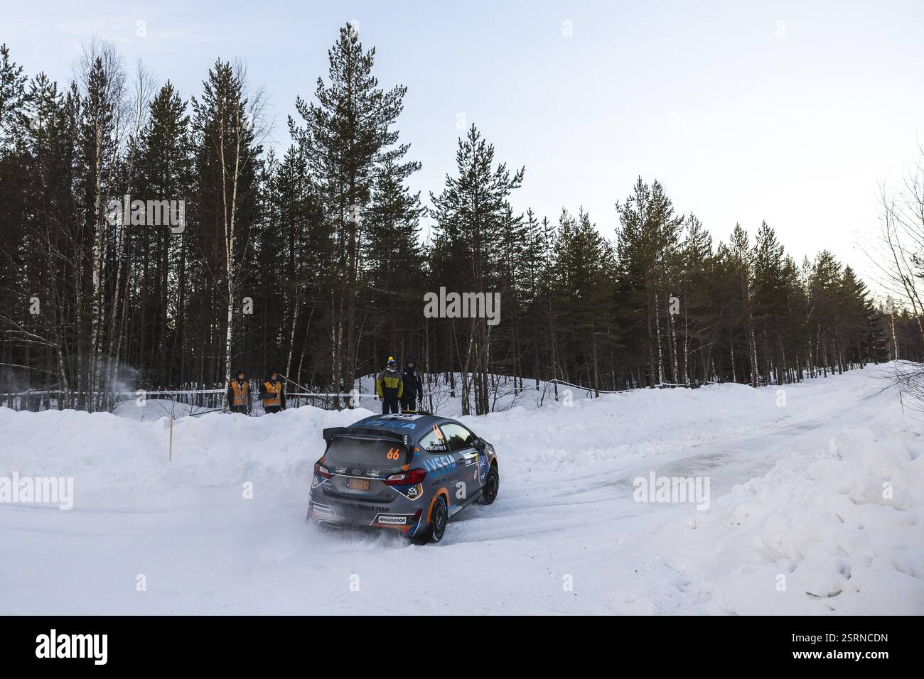 66 Lyssia BAUDET, Lea SAM CAW FREVE, Ford Fiesta Rally3, action during ...