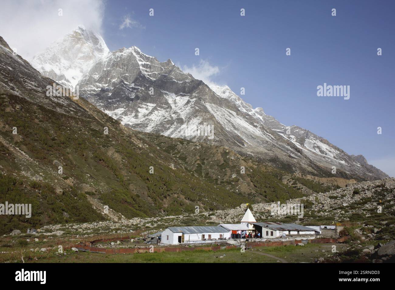 Bhojbasa village Gangotri Uttarakhand India Asia Stock Photo - Alamy