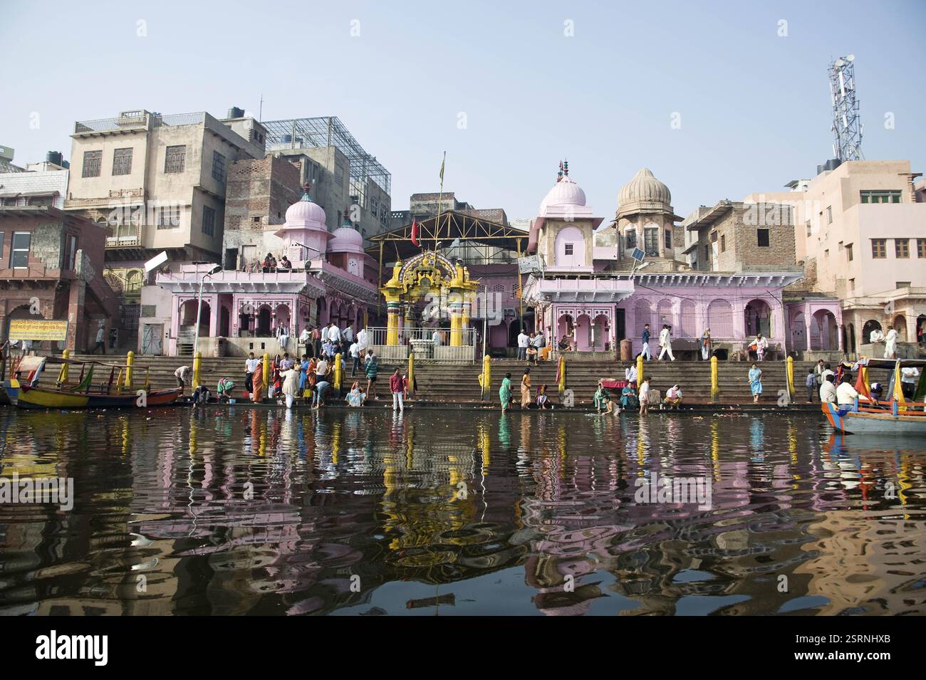 Vishram ghat, mathura, uttar pradesh, india, asia Stock Photo - Alamy