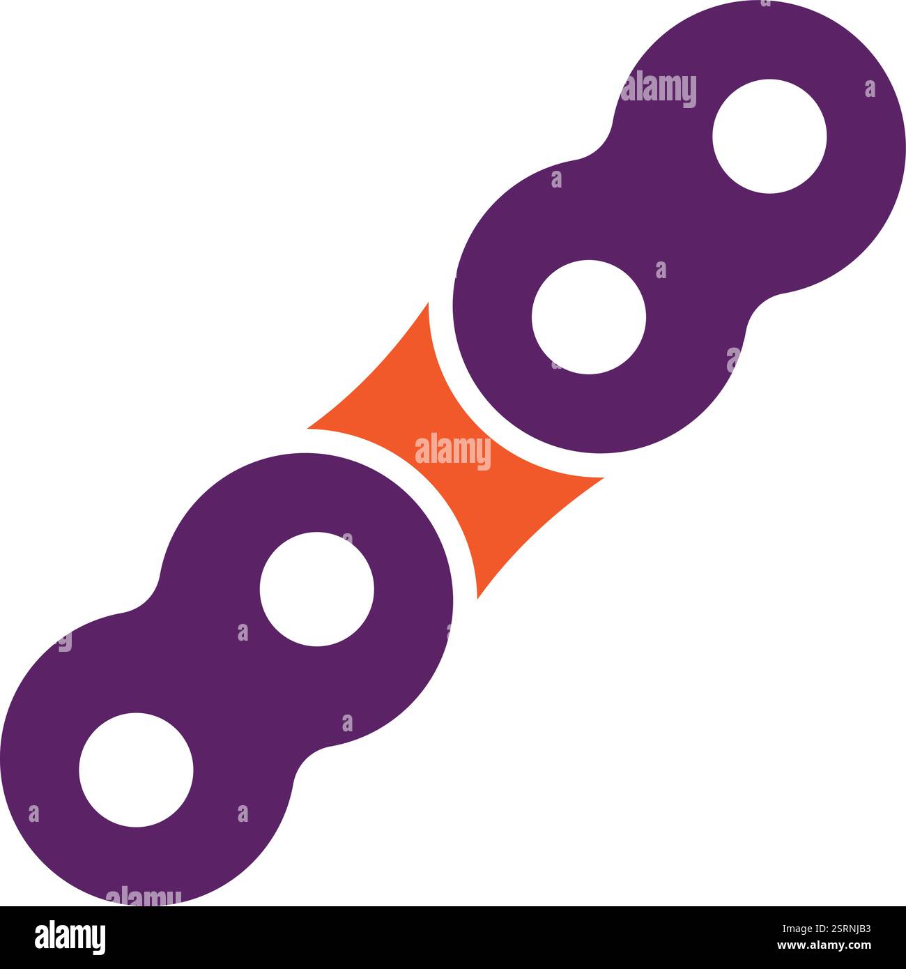 Chain vector icon set hi-res stock photography and images - Alamy