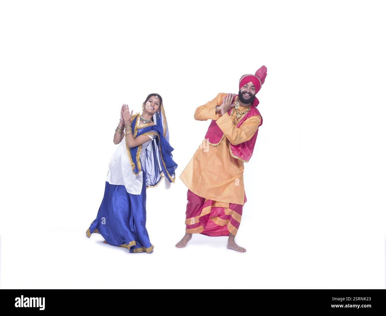 Dancers performing folk dance bhangra MR#779D, 779B Stock Photo - Alamy