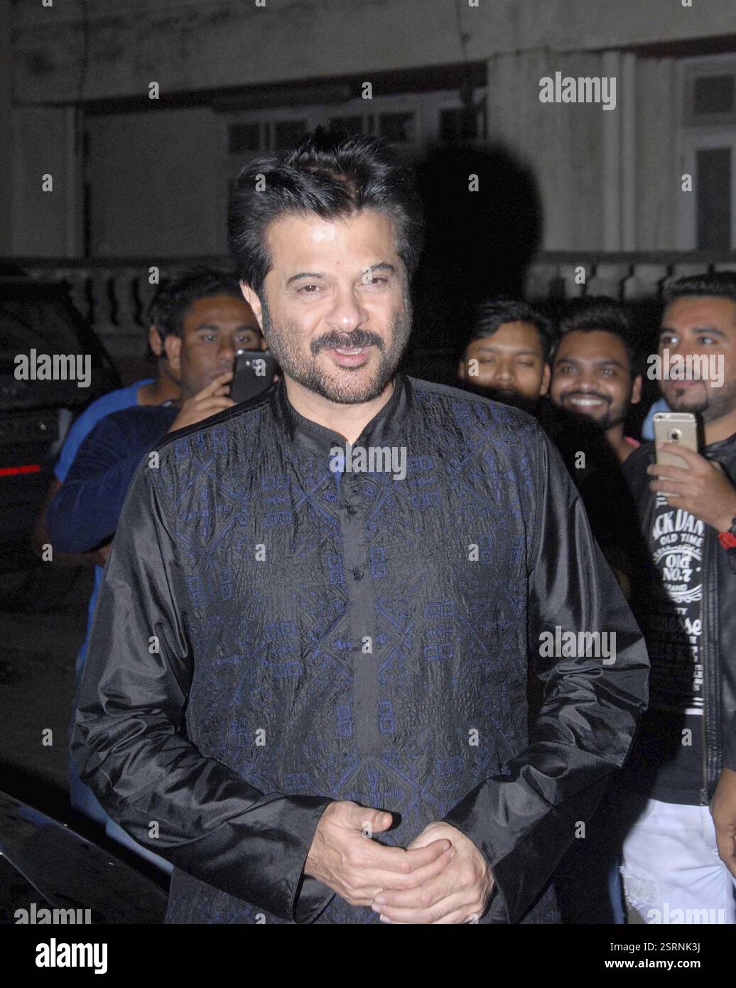 Bollywood actor Anil Kapoor during Aamir Khan's Diwali celebration in ...