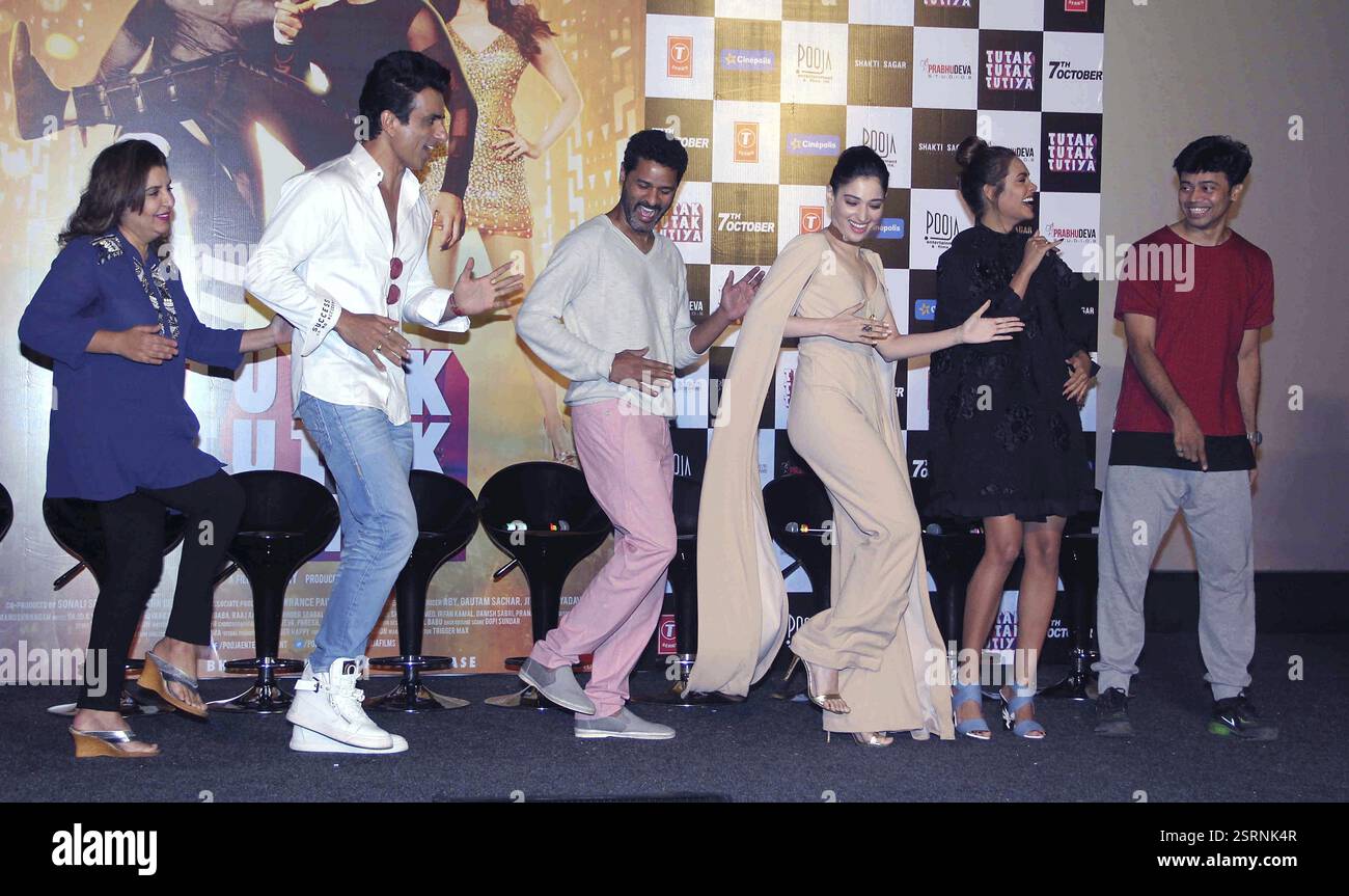Bollywood filmmakers Farah Khan Sonu Sood Prabhu Deva Tamannaah Bhatia ...