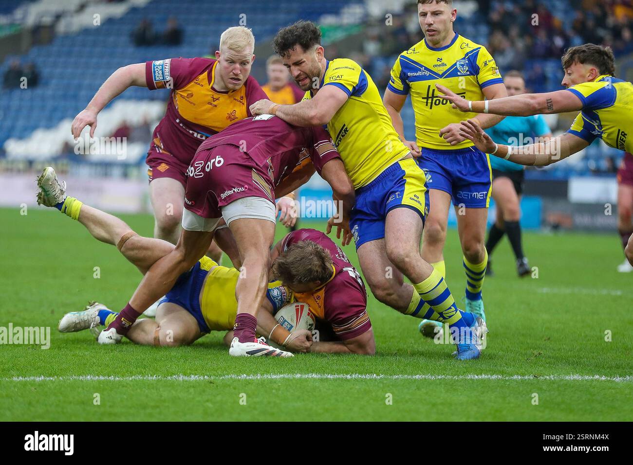 Toby King stands strong *** during the Super League match between ...