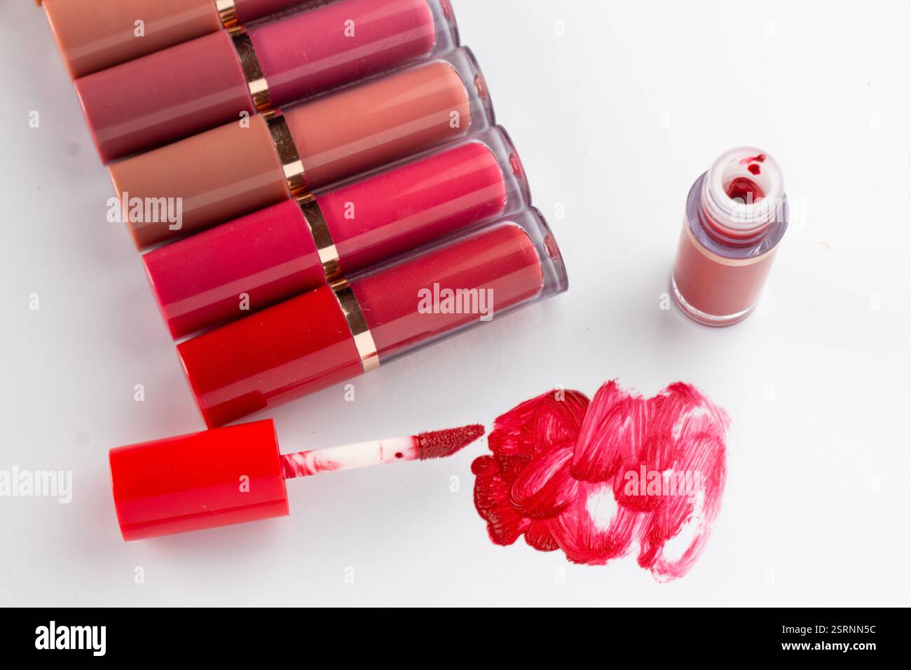 Liquid Lipstick Collection, lipstick collection set, red lip brush ...