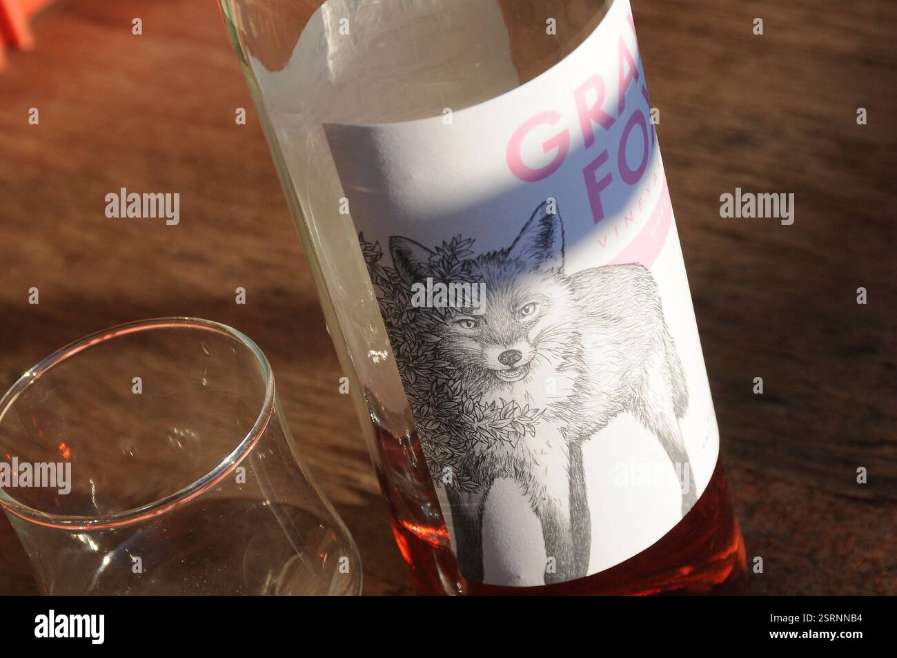 Copenhagen/ DenmarK/16 FEBRUARY 2025/ Premium california wine gray fox ...