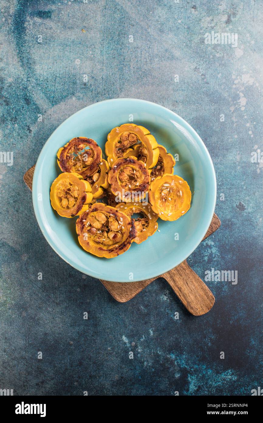 Roasted Butternut Squash Slices Stock Photo - Alamy