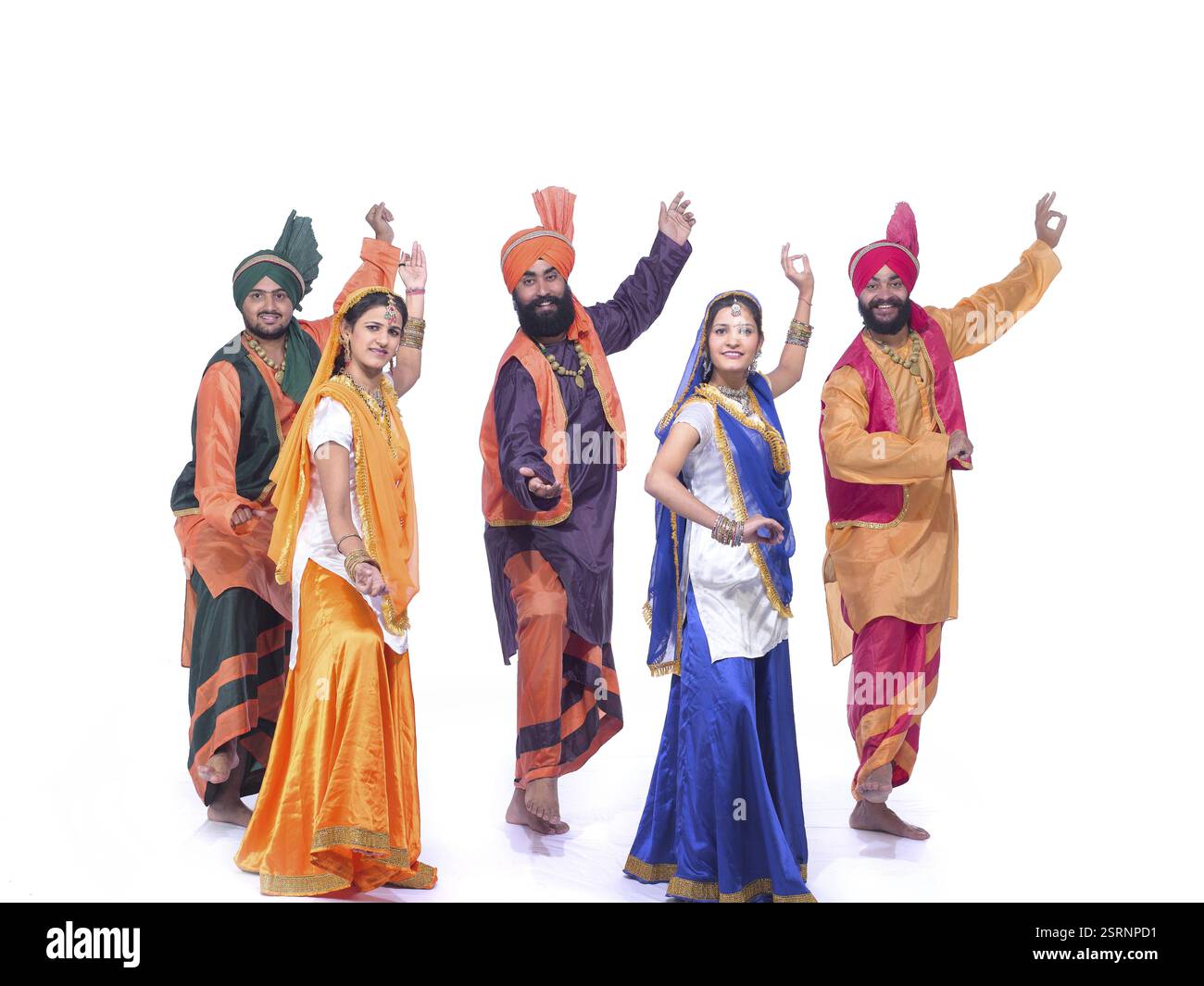 Dancers performing folk dance bhangra MR#779B, 779C, 779D, 779E, 779F ...