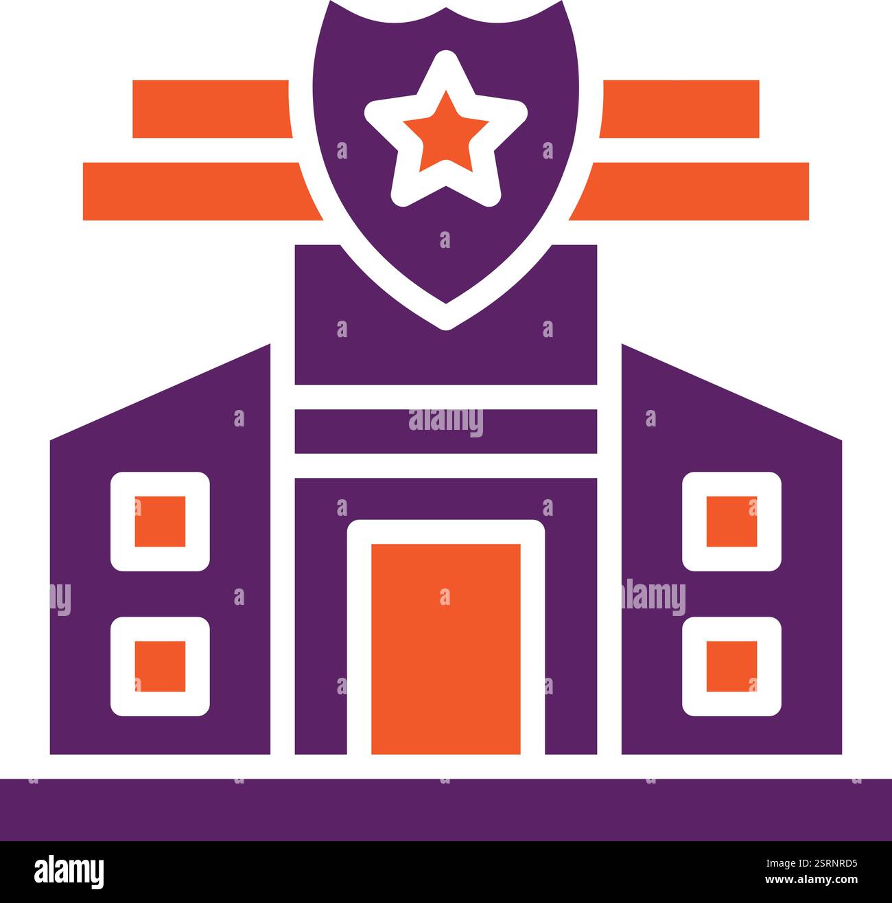 Police Station Vector Icon Design Illustration Stock Vector Image & Art ...
