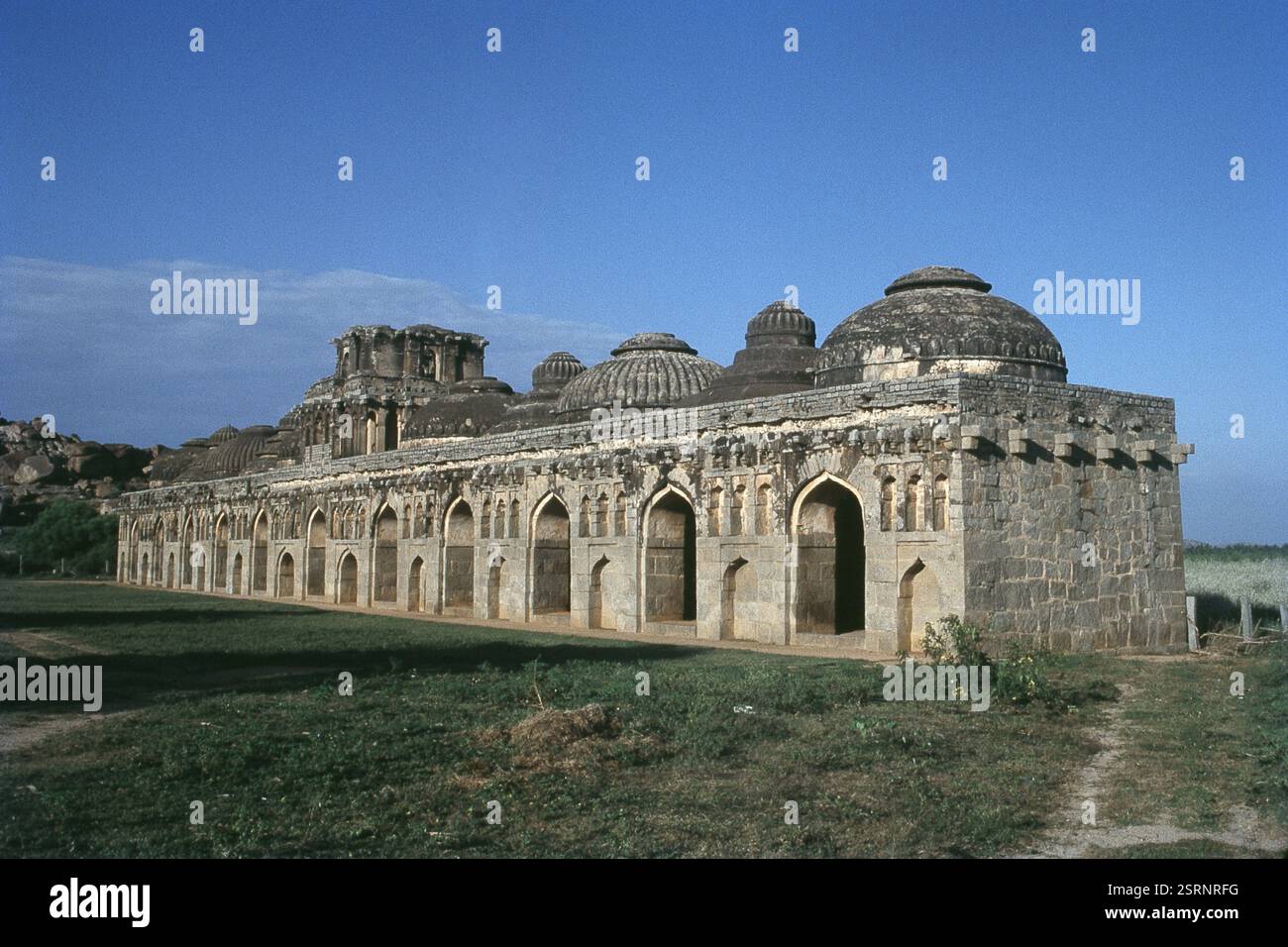 Structure of The Elephant Stables, Hampi, Karnataka, India, Asia Stock ...