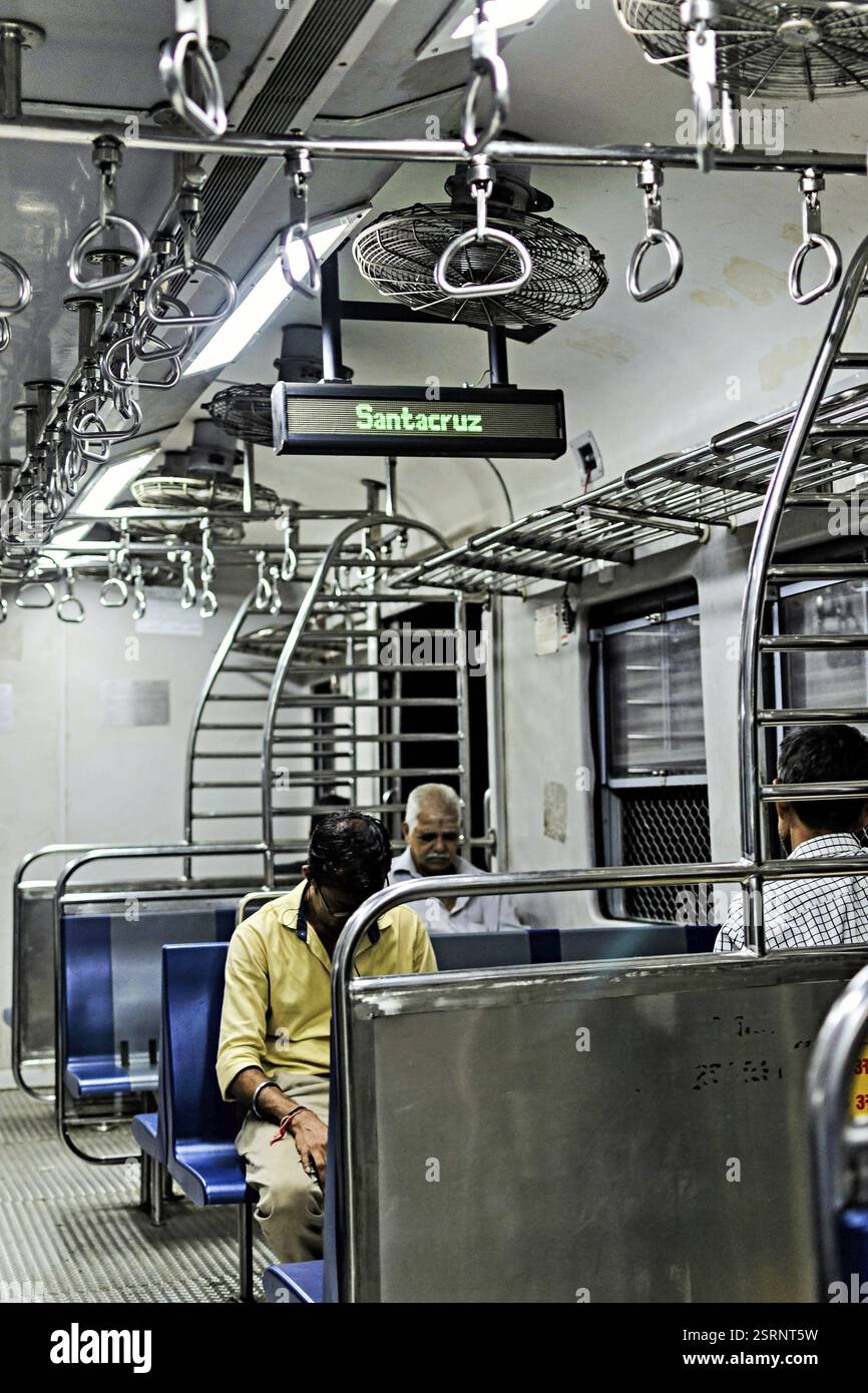 Indicator in train, Santacruz Railway Station, Mumbai, Maharashtra ...