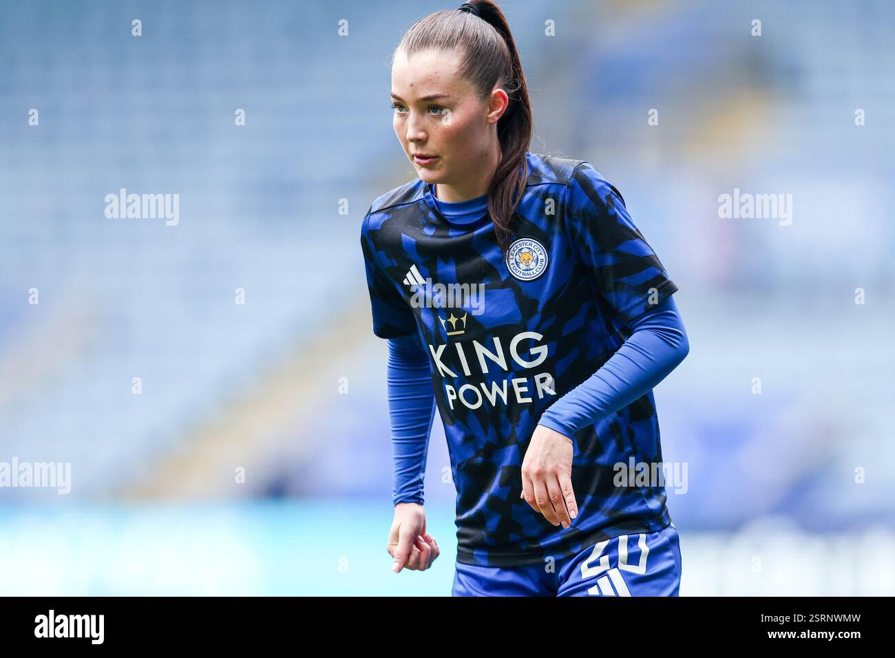 Leicester, UK. 16th Feb, 2025. #20, Missy Goodwin of Leicester City ...