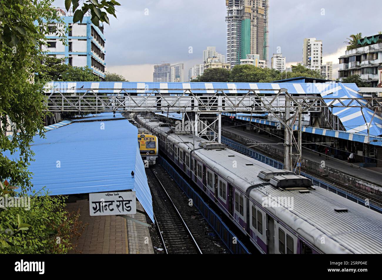 Grant Road Railway Station, Mumbai, Maharashtra, India, Asia Stock ...