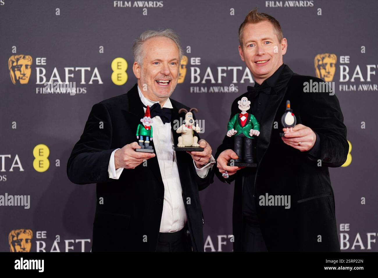Nick Park and Merlin Crossingham (right Stock Photo - Alamy