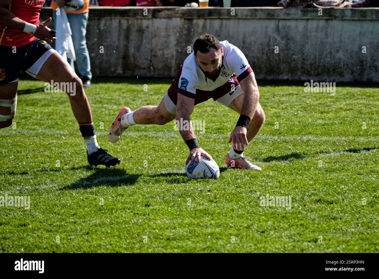 Estadio Central UCM, Madrid, Spain. 16th Feb, 2025. Men's Rugby Europe Championship 2025, Spain ...