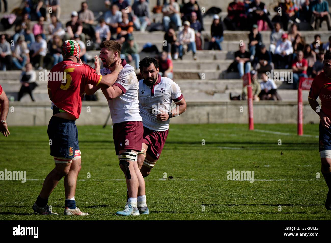 Estadio Central UCM, Madrid, Spain. 16th Feb, 2025. Men's Rugby Europe Championship 2025, Spain ...