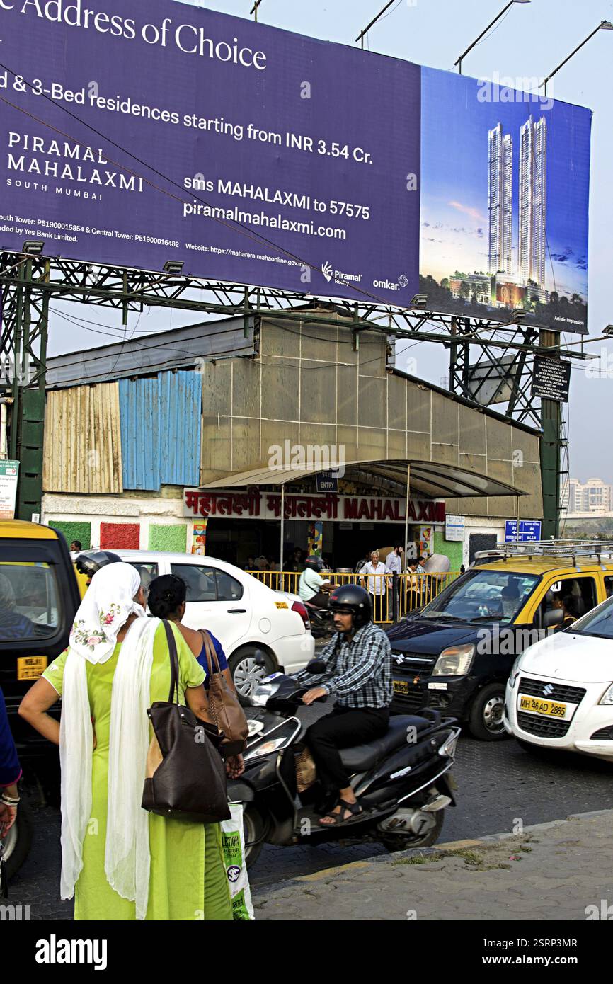 Mahalaxmi Railway Station entrance, Mumbai, Maharashtra, India, Asia ...