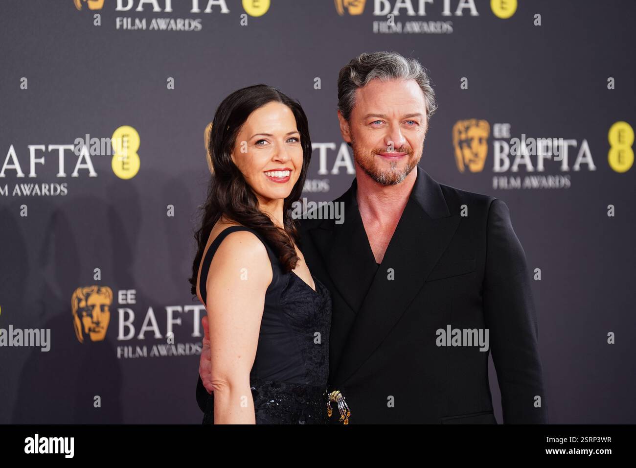 Lisa Liberati and James McAvoy attending the EE Bafta Film Awards 2025 ...