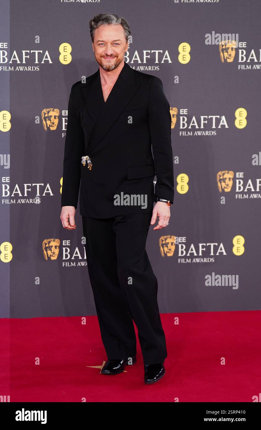James MacAvoy attending the EE Bafta Film Awards 2025, at the Royal ...