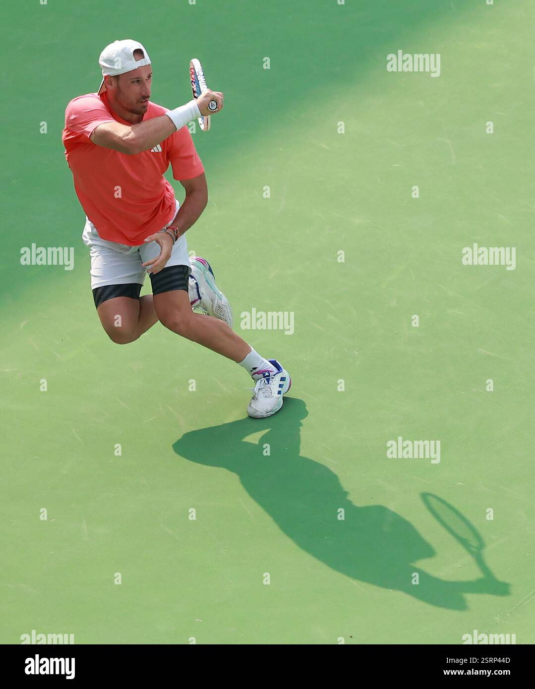 New Delhi, Delhi, India. 16th Feb, 2025. Kyrian Jacquet of France ...