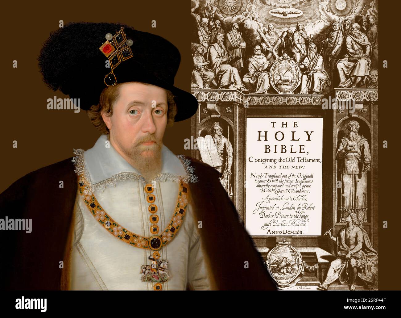 King james 1611 title page hi-res stock photography and images - Alamy