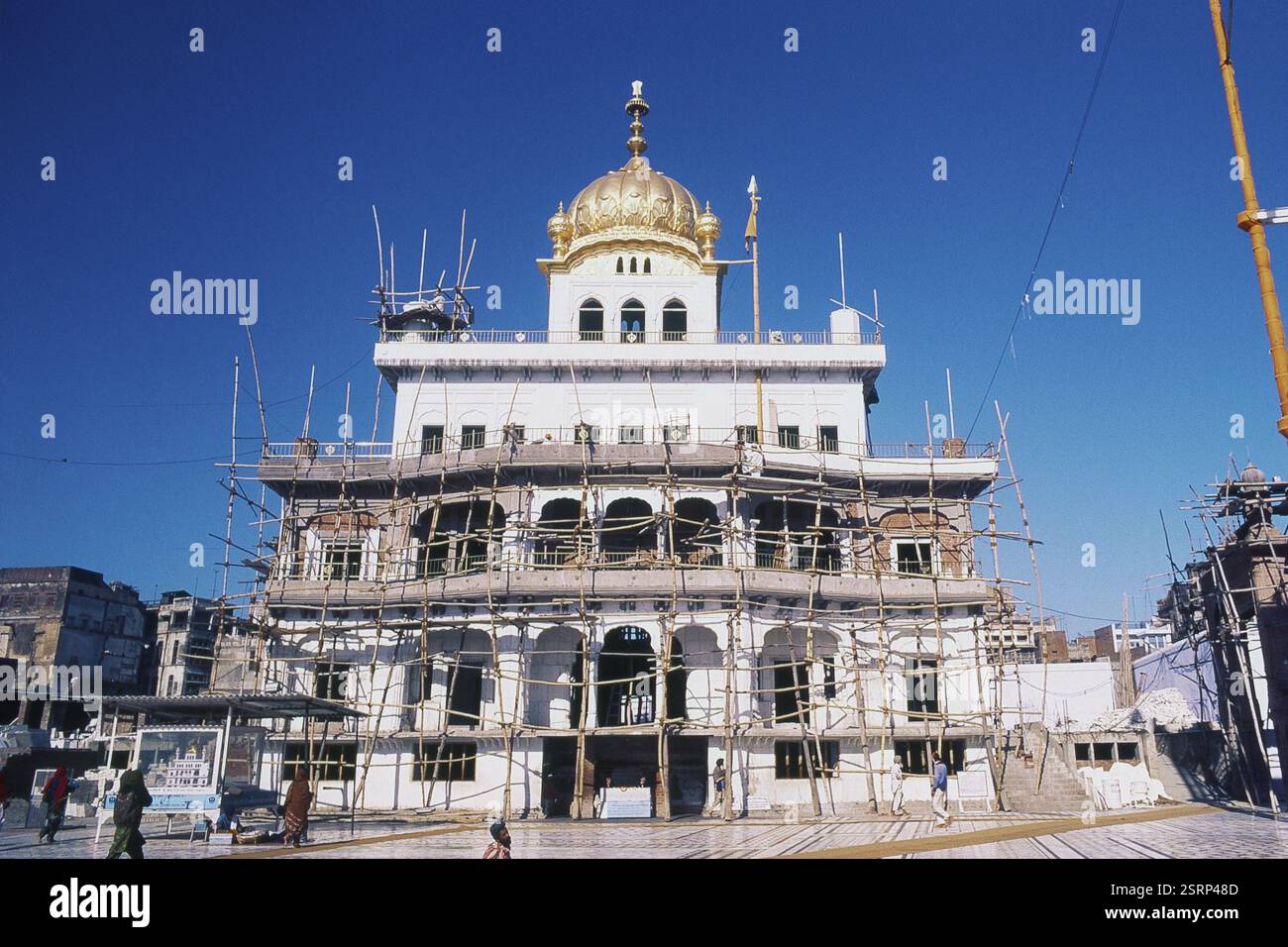 Repairing of Akal Takht, Golden Temple, Amritsar, Punjab, India, Asia ...