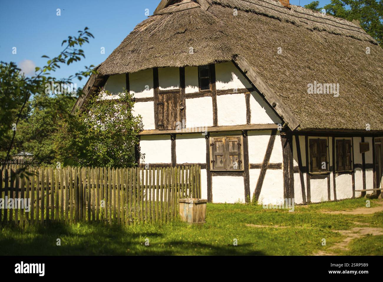 Polish ethno- village Stock Photo - Alamy