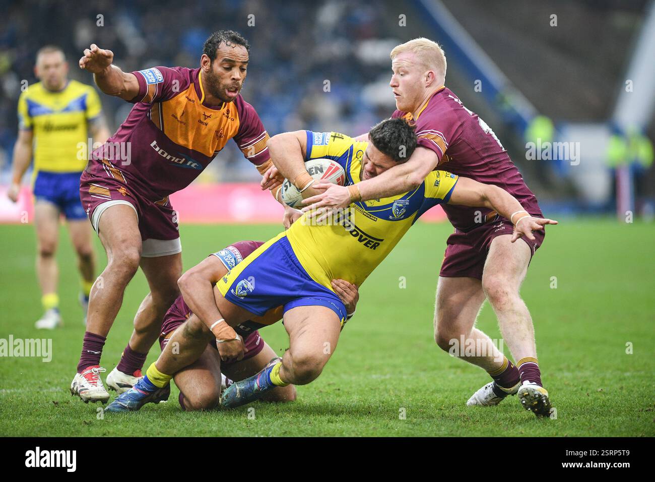 Huddersfield, England - 16th February 2024 - Joe Philbin of Warrington ...