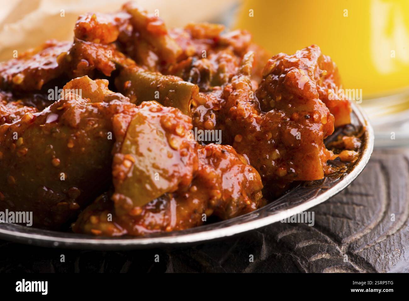 South Indian Lemon Pickle is a spicy tangy pickle Stock Photo - Alamy
