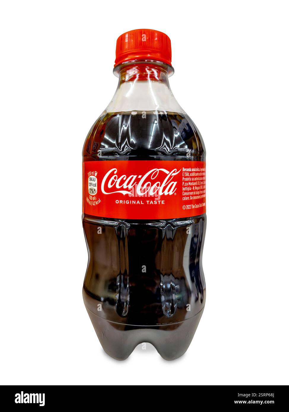 Italy - February 16, 2025: Coca Cola original taste in small 330 ml ...