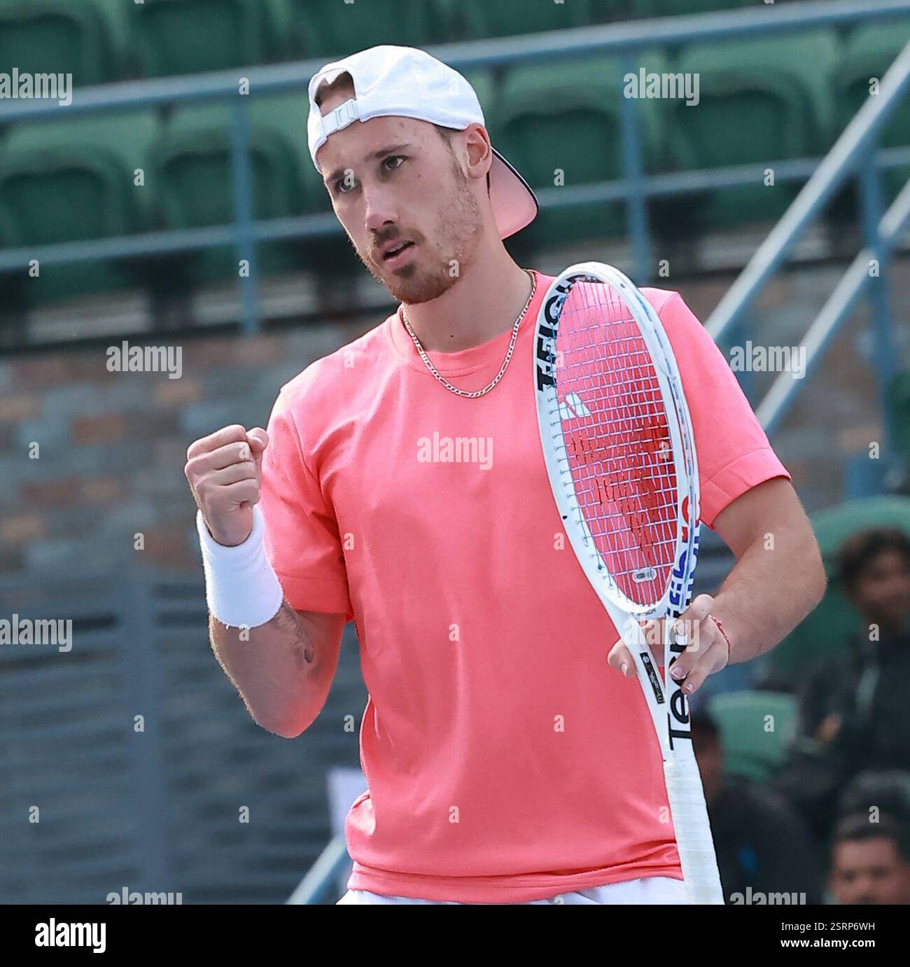 New Delhi, Delhi, India. 16th Feb, 2025. Kyrian Jacquet of France ...