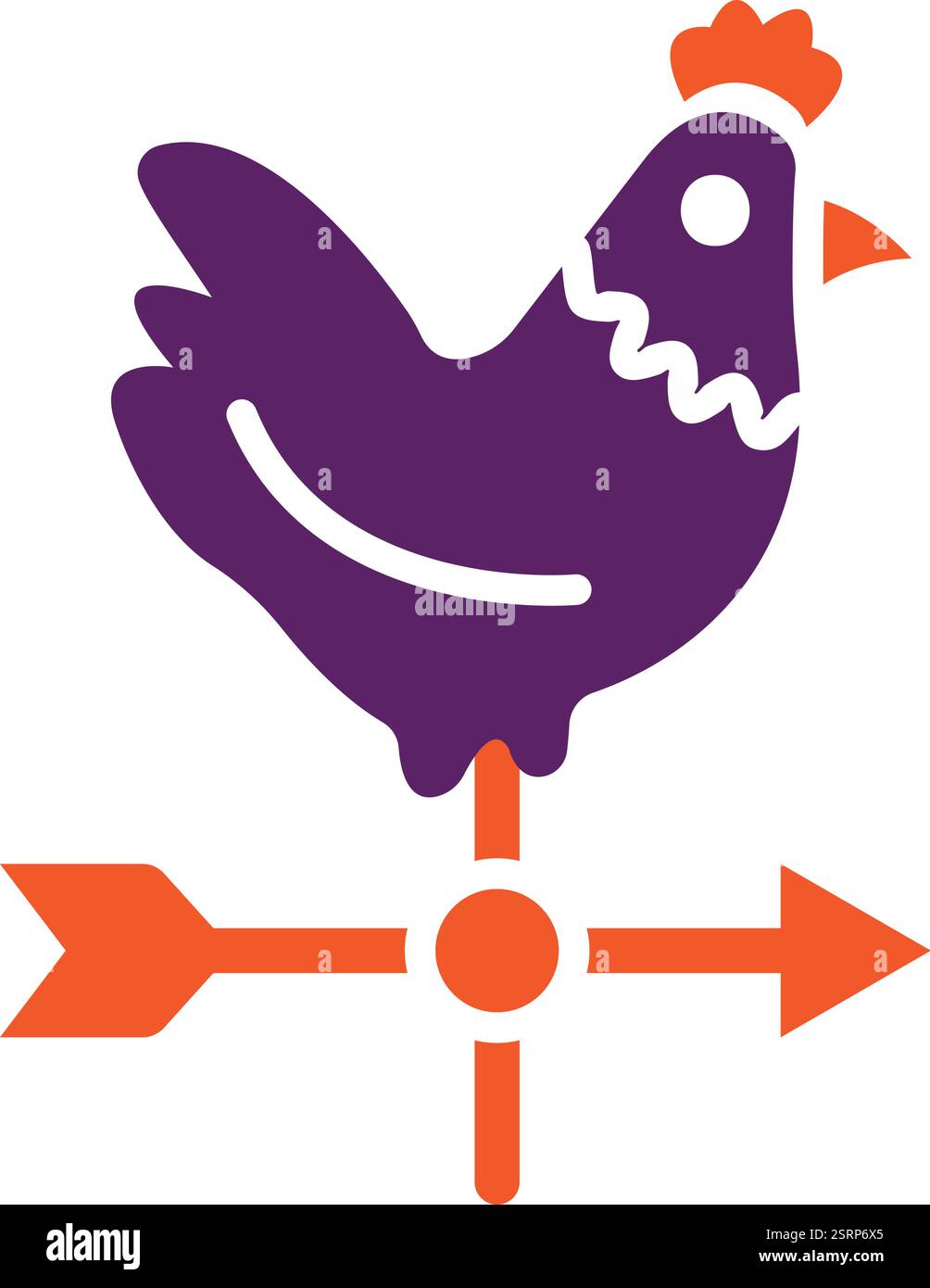Wind vane rooster Stock Vector Images - Alamy