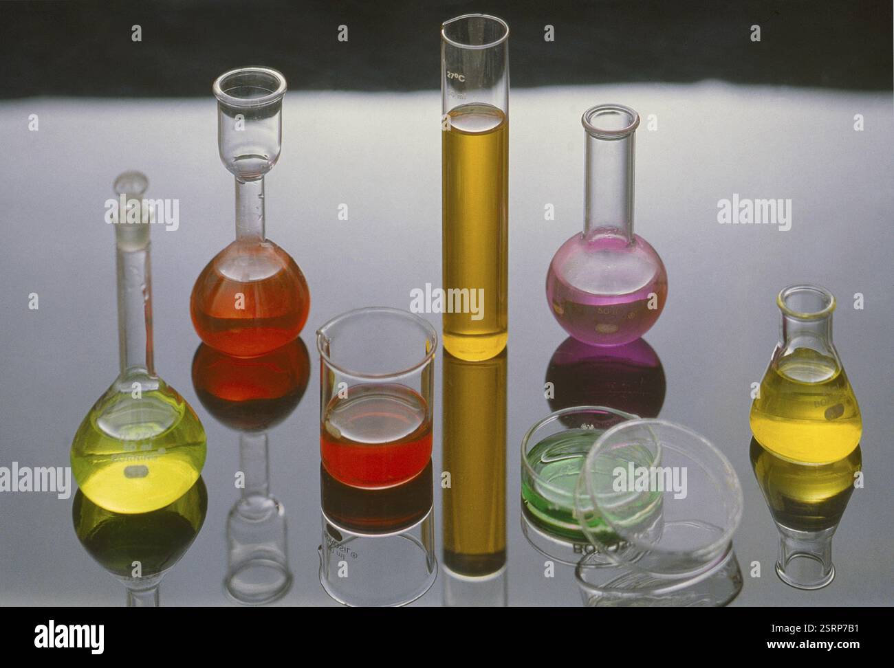 Laboratory flasks, india, asia Stock Photo - Alamy