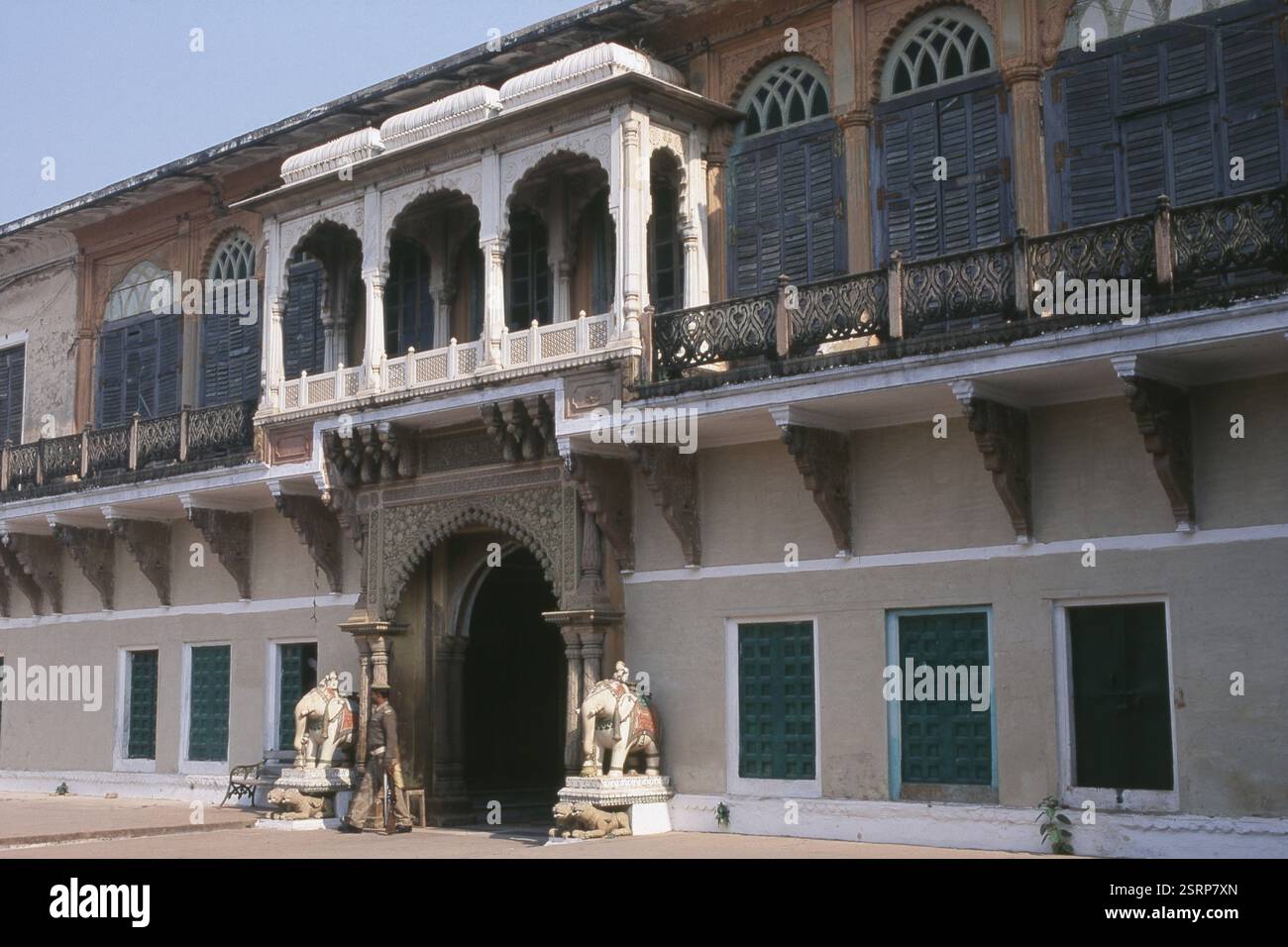 Entrance of Palace, Ramnagar Fort, Varanasi, Uttar Pradesh, India, Asia ...