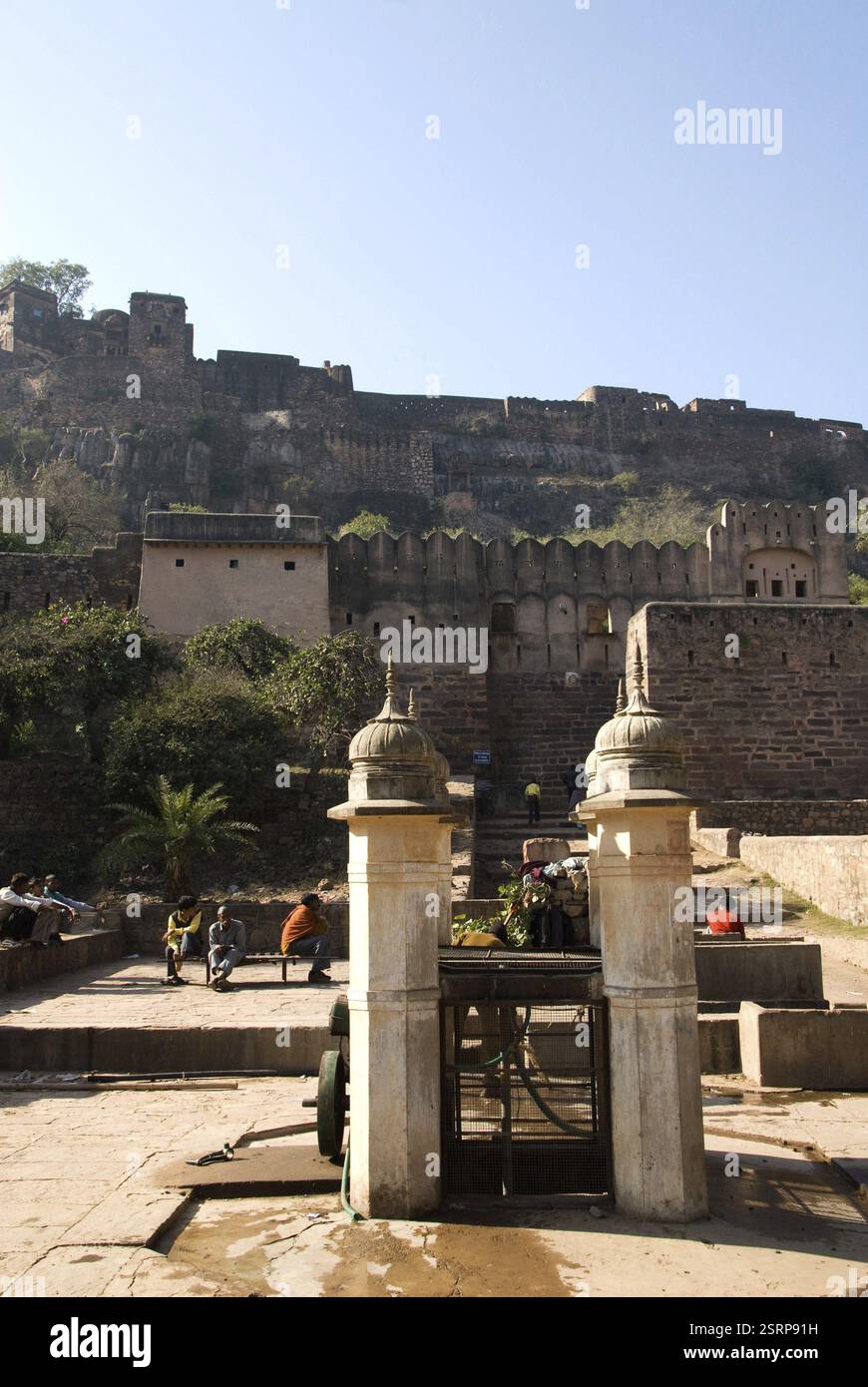 Entrance of fort in ranthambore sanctuary, Rajasthan, India, Asia Stock ...
