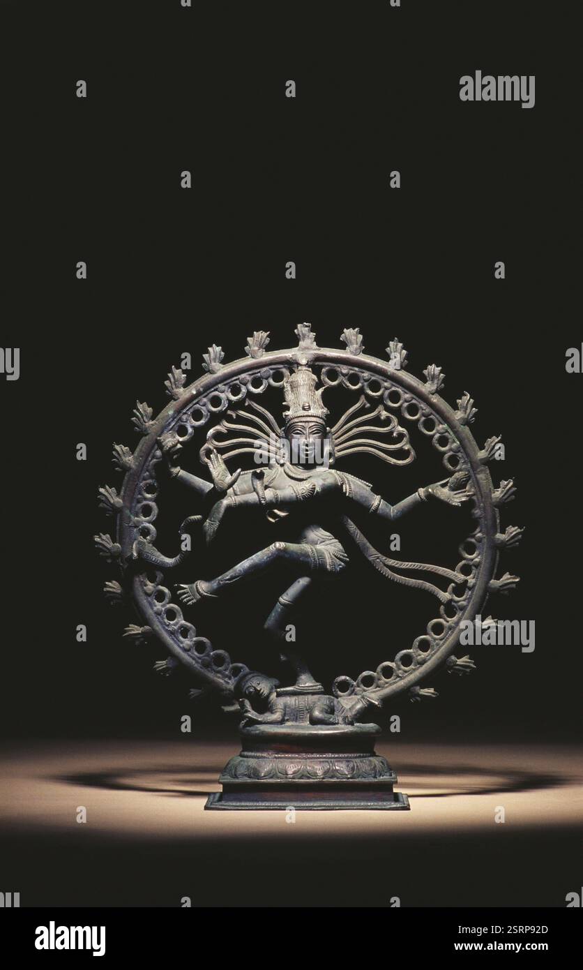 Shiva Natraj lord of cosmic dance in bronze Stock Photo - Alamy