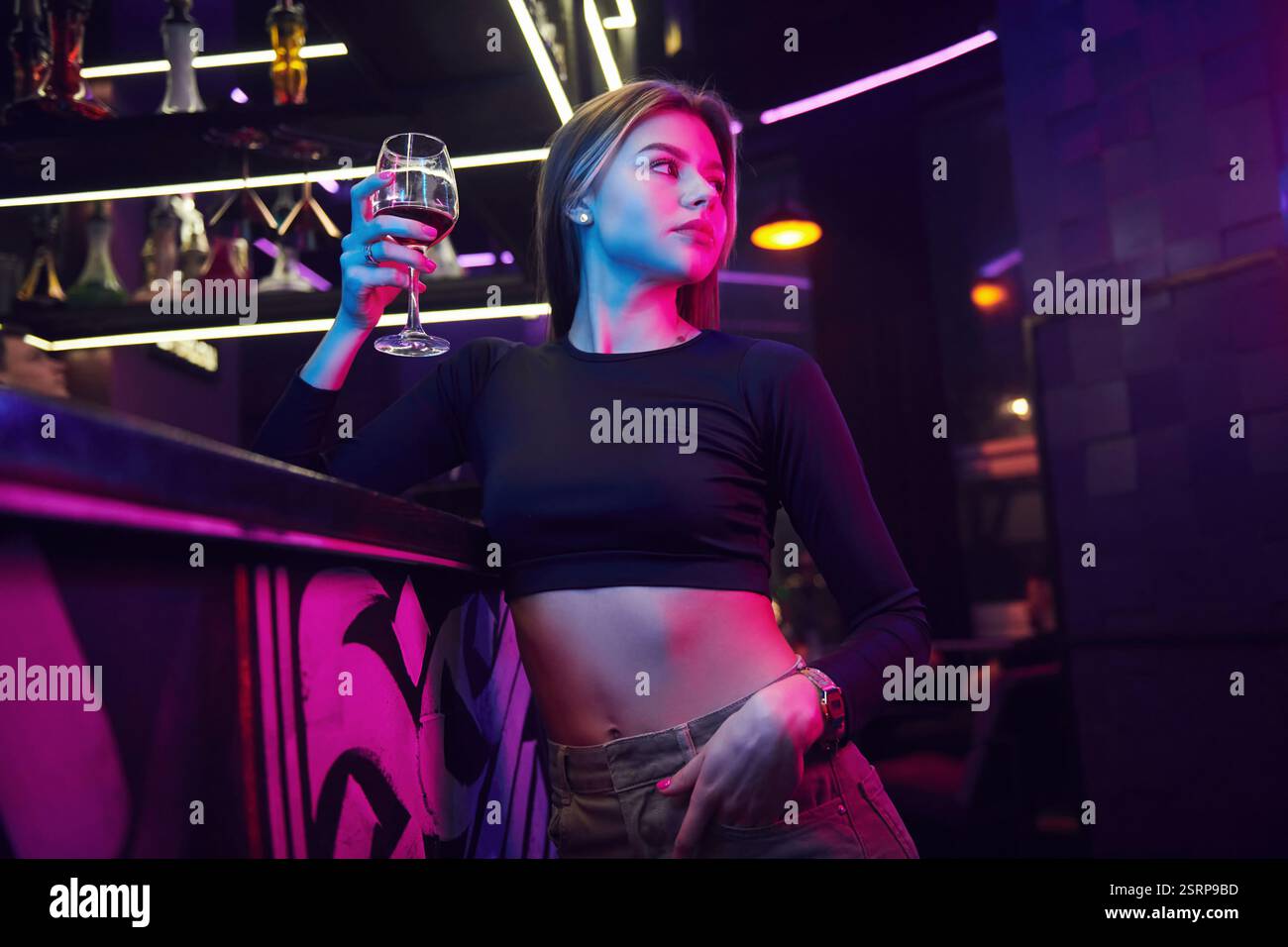 Night club woman hand hi-res stock photography and images - Alamy